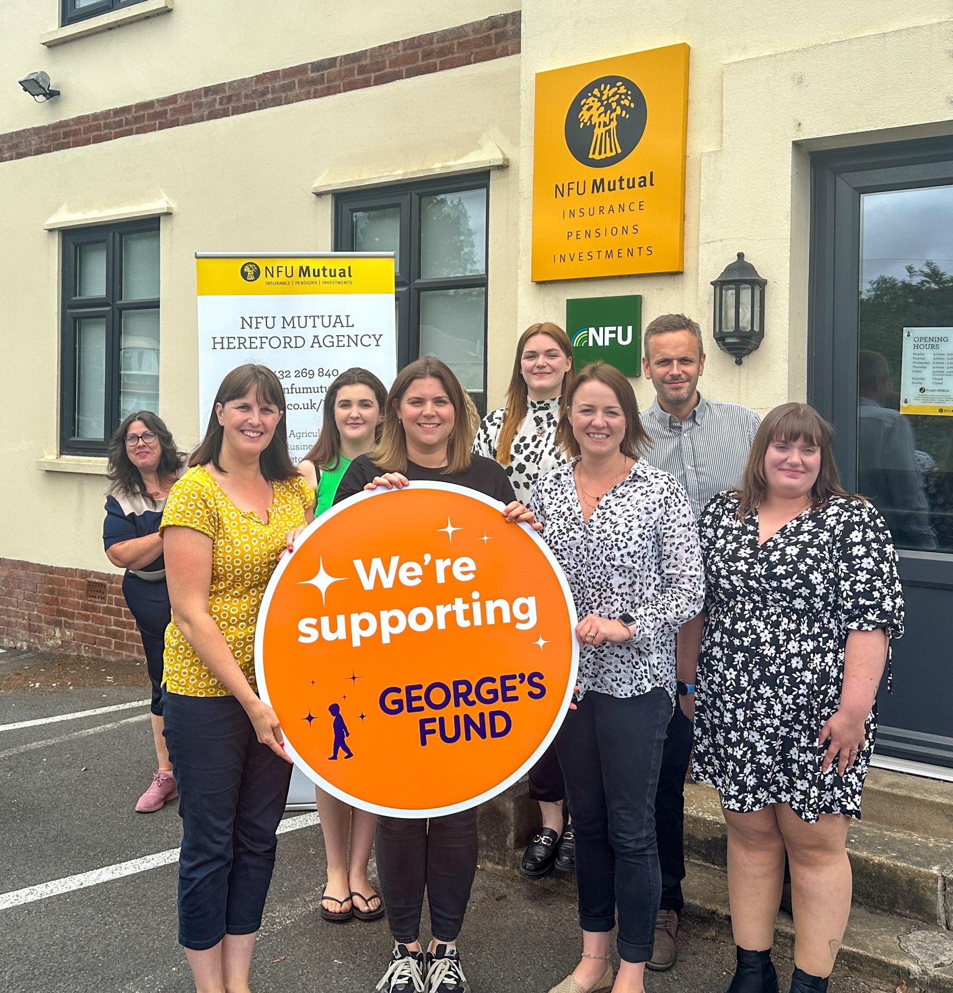 Thank you NFU Mutual Hereford from George's Fund | Herefordshire ...